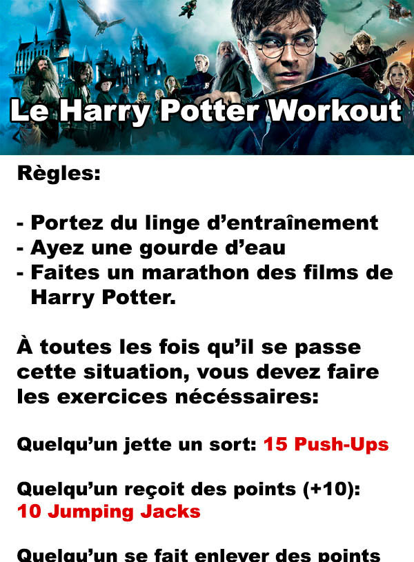 Le Harry Potter Workout – Santé
